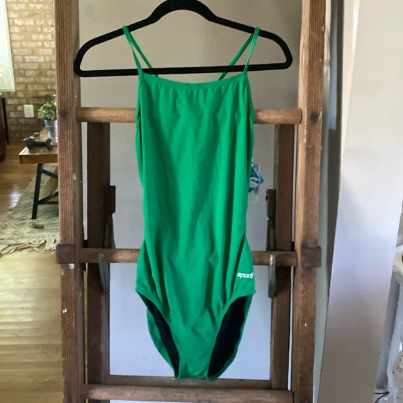 Speedo | Swim | Speedo Sport Micro Back Swimsuit Kelly Green 38 New ...